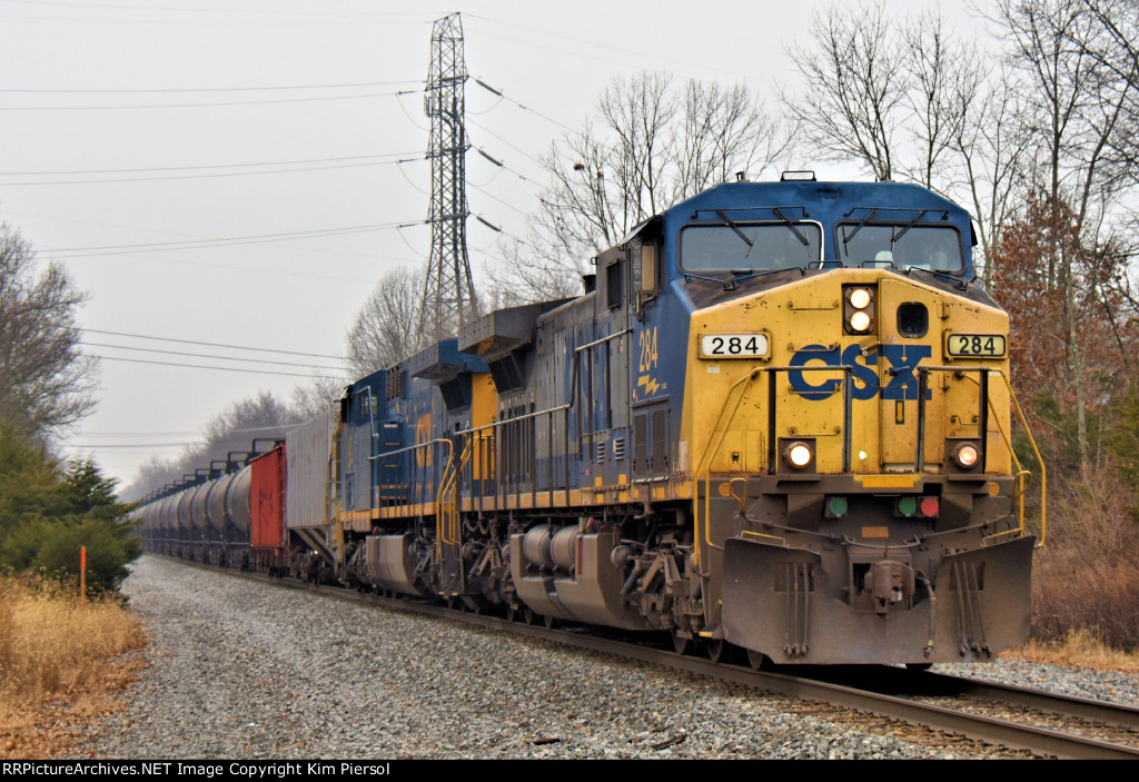 CSX 284 287 K623 Ethanol Empties